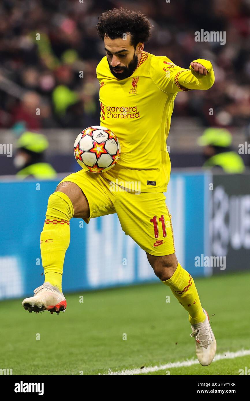Mohamed Salah of Liverpool FC in action during the UEFA Champions ...