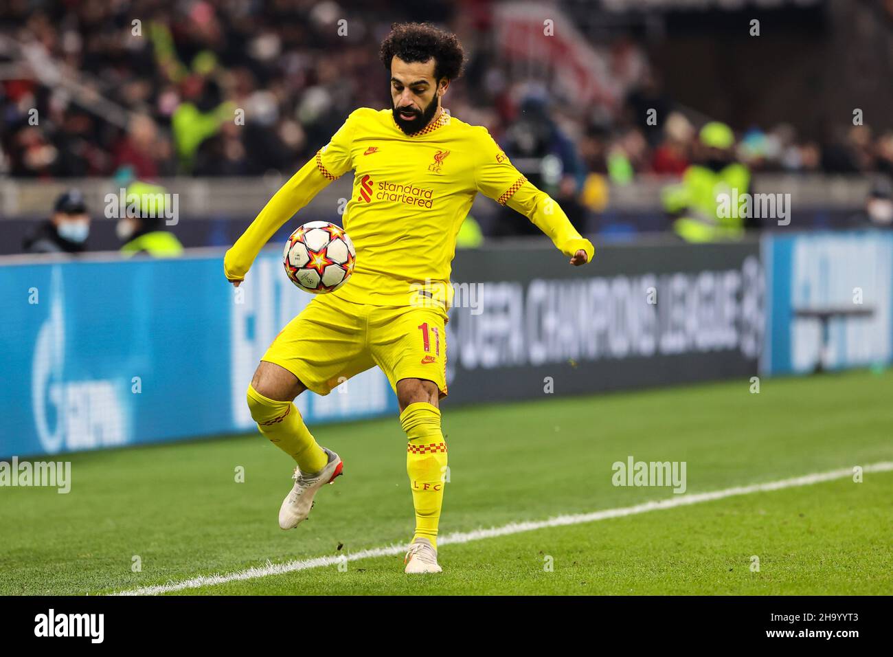 Mohamed Salah of Liverpool FC in action during the UEFA Champions ...