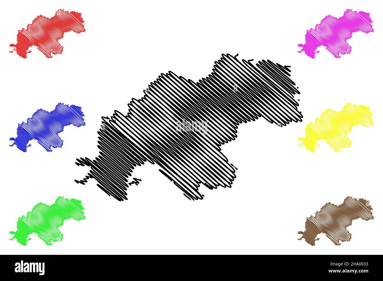 Kanker district (Chhattisgarh State, Bastar division, Republic of India ...