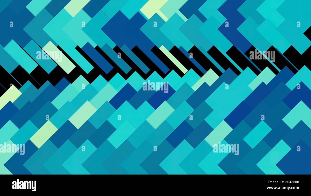 Abstract animation of colorful background of strokes and triangular ...