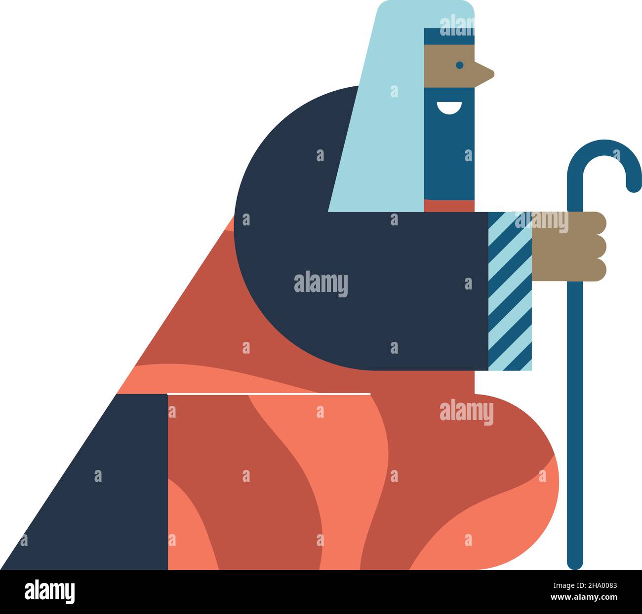 shepherd manger character figure icon Stock Vector Image & Art - Alamy