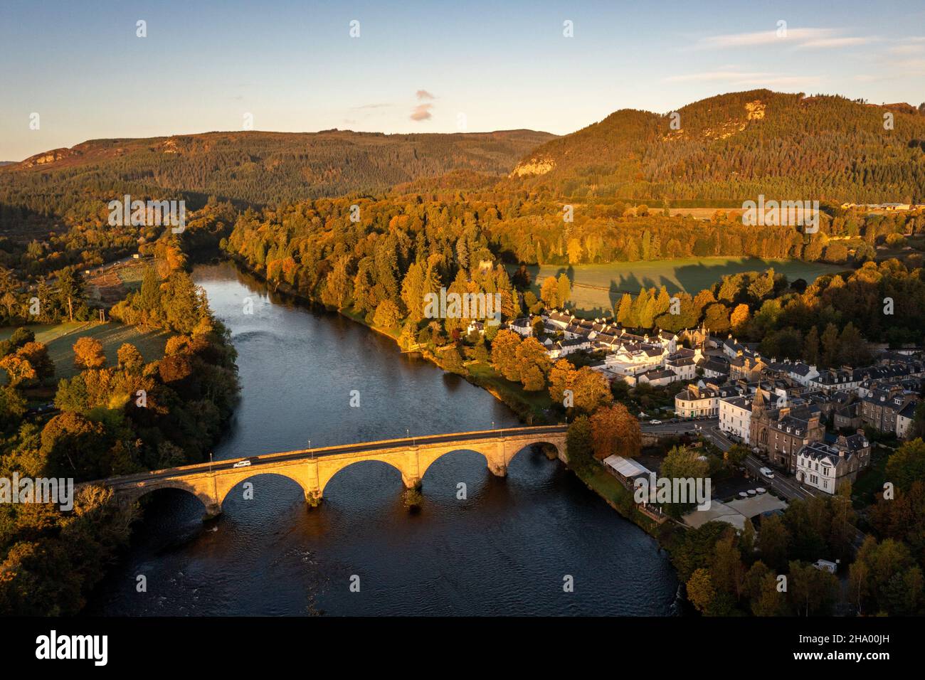 Dunkeld by the River Tay, Perthshire, Scotland, UK Stock Photo - Alamy