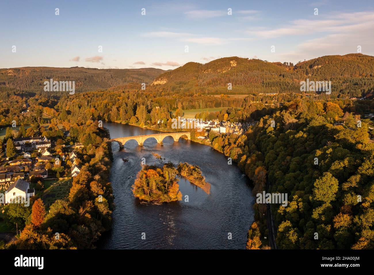 Dunkeld by the River Tay, Perthshire, Scotland, UK Stock Photo - Alamy