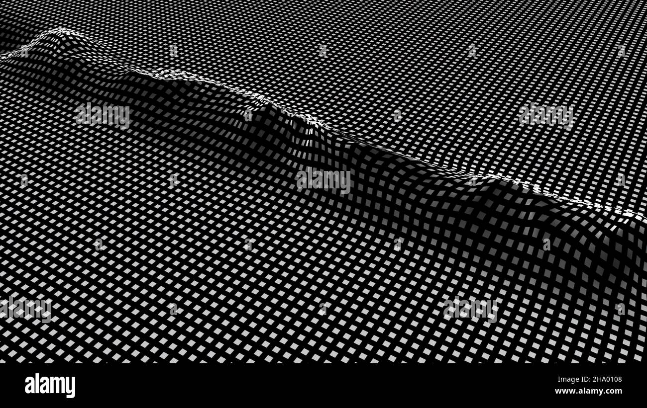 Ripples made spheres wire frame hi-res stock photography and images - Alamy