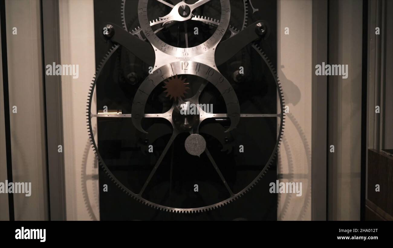 Close-up of Nautical clock in the Science Museum, a major museum on ...