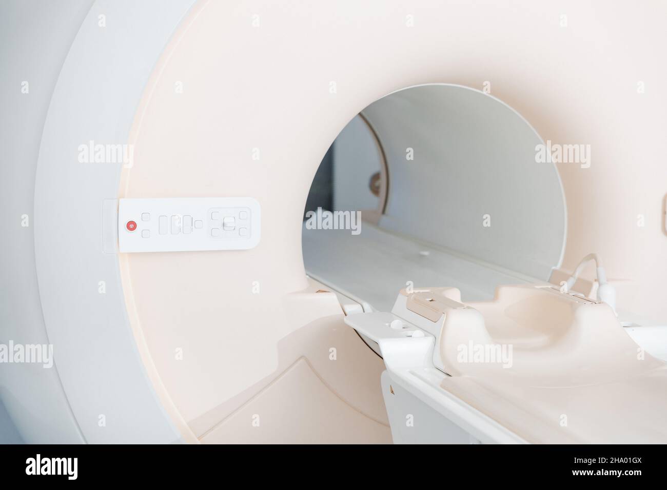 Medical CT or MRI Scan in the modern hospital laboratory. Interior of ...