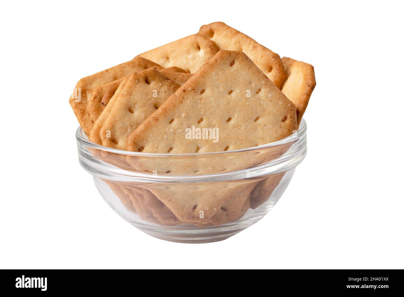 Cracker bread snack food isolated on white background with clipping ...