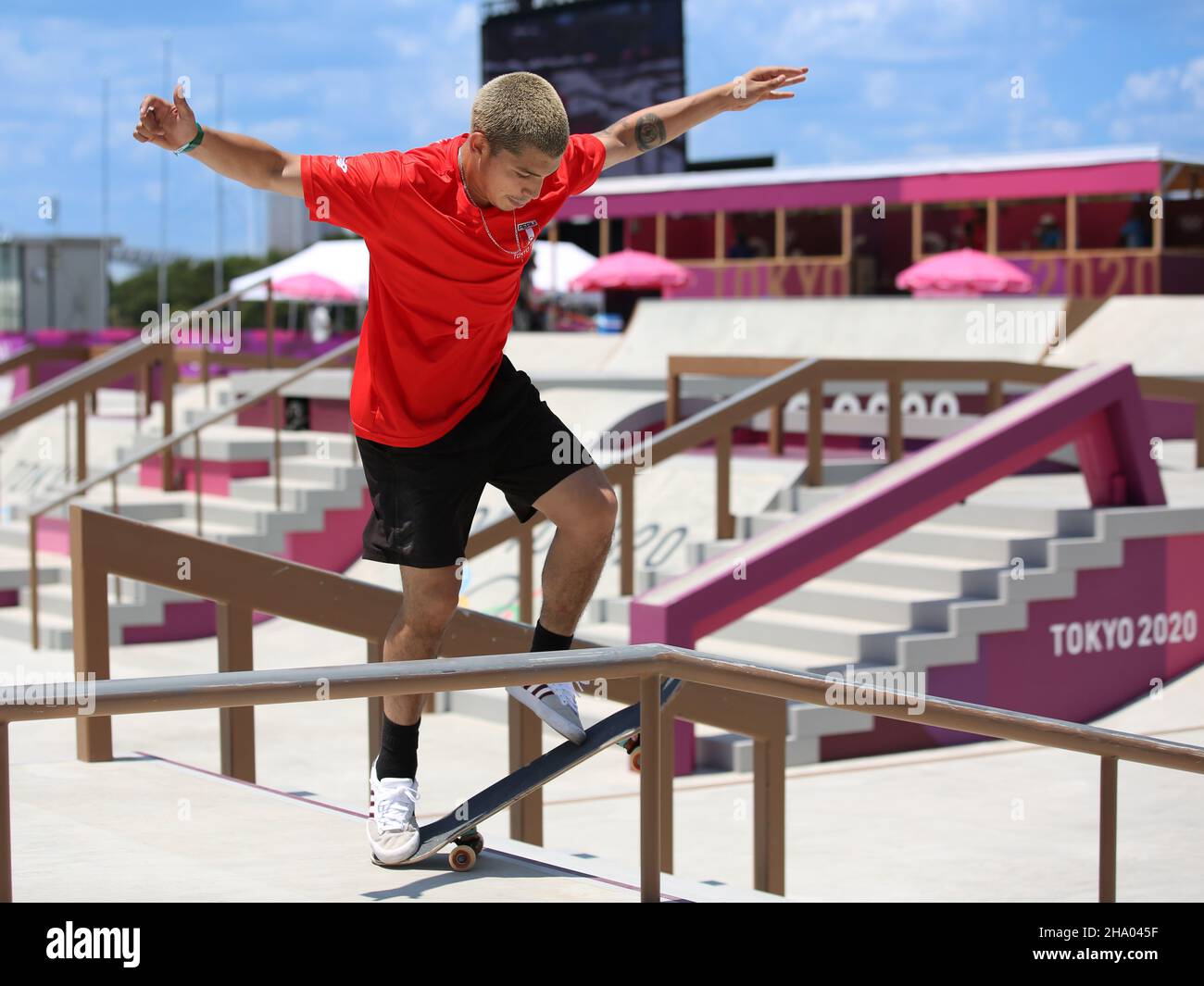 JULY 25th, 2021 - TOKYO, JAPAN: Angelo CARO NARVAEZ of Peru in action ...