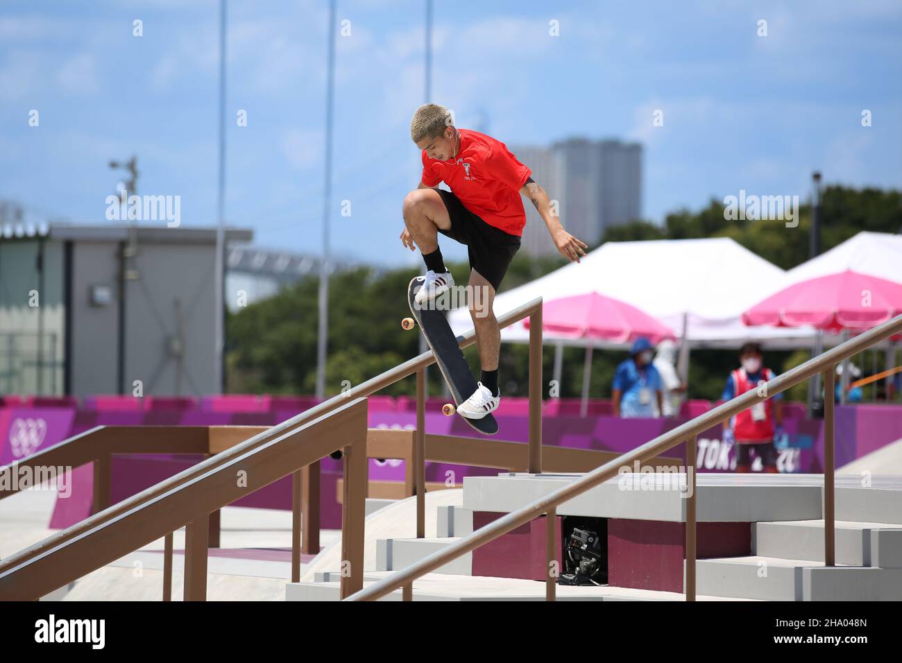 JULY 25th, 2021 - TOKYO, JAPAN: Angelo CARO NARVAEZ of Peru in action ...
