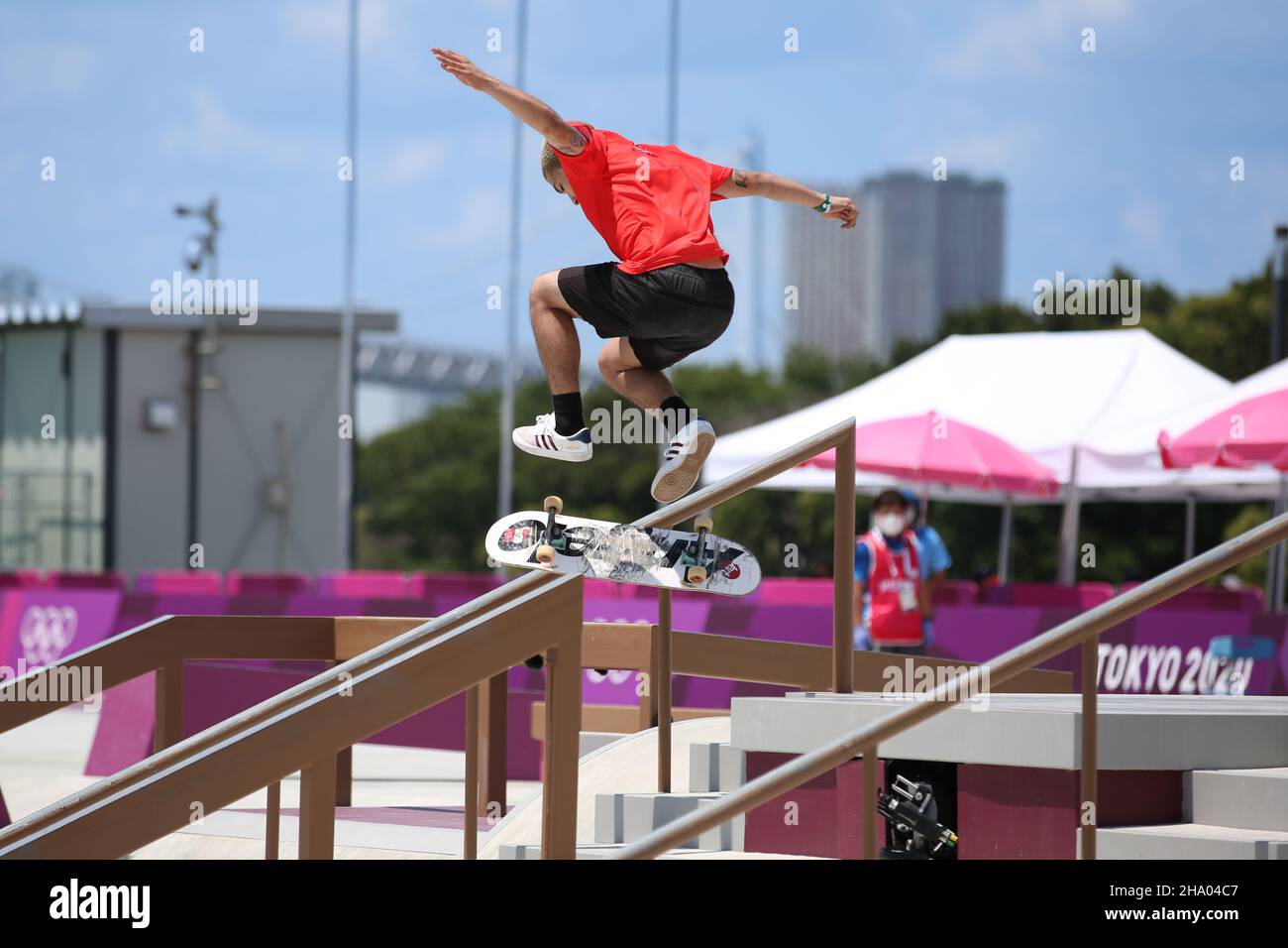 JULY 25th, 2021 - TOKYO, JAPAN: Angelo CARO NARVAEZ of Peru in action ...