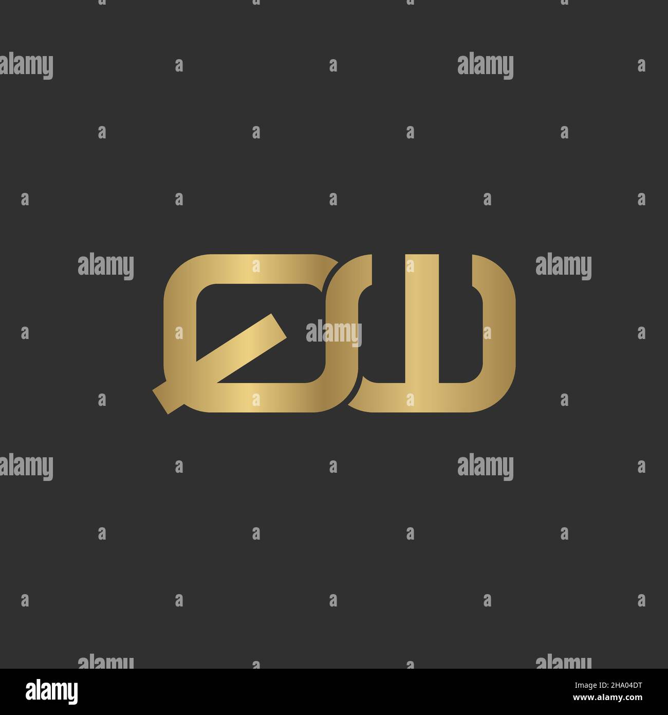 Alphabet Initials logo QW, WQ, W and Q Stock Vector Image & Art - Alamy