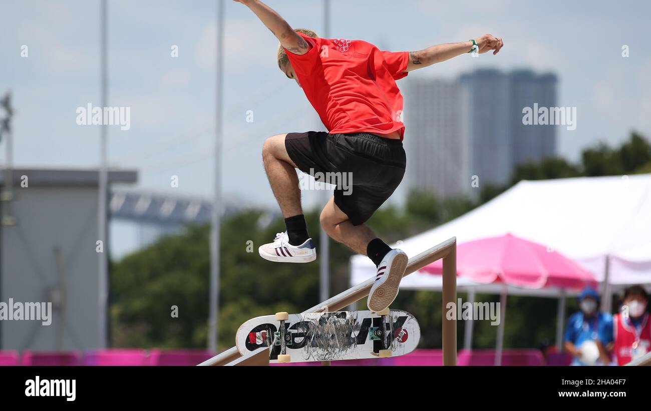 JULY 25th, 2021 - TOKYO, JAPAN: Angelo CARO NARVAEZ of Peru in action ...