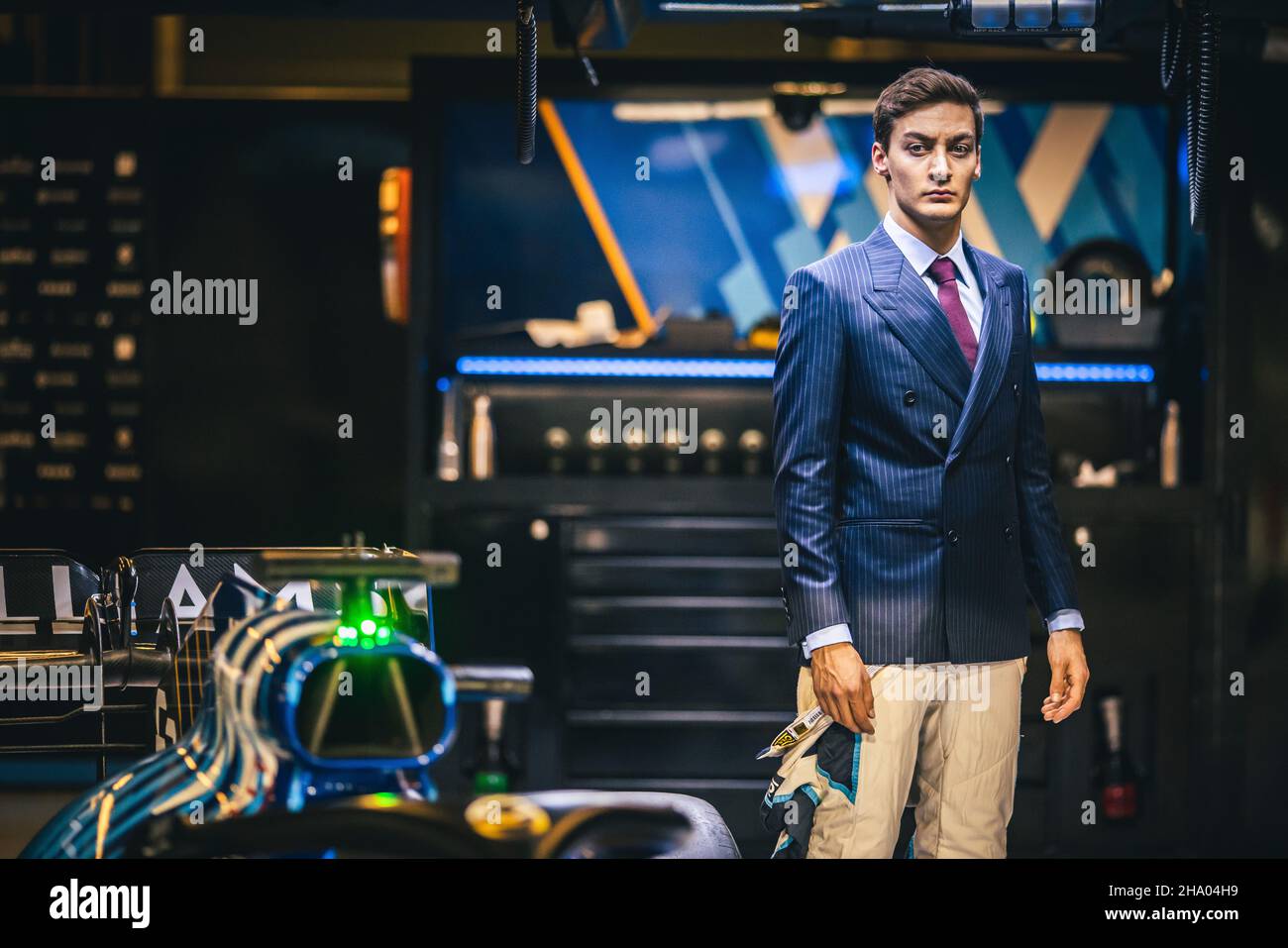 George Russell (GBR) Williams Racing - Activation for The King's Man ...