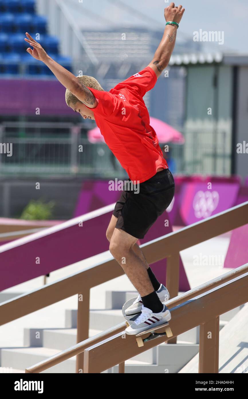 JULY 25th, 2021 - TOKYO, JAPAN: Angelo CARO NARVAEZ of Peru in action ...