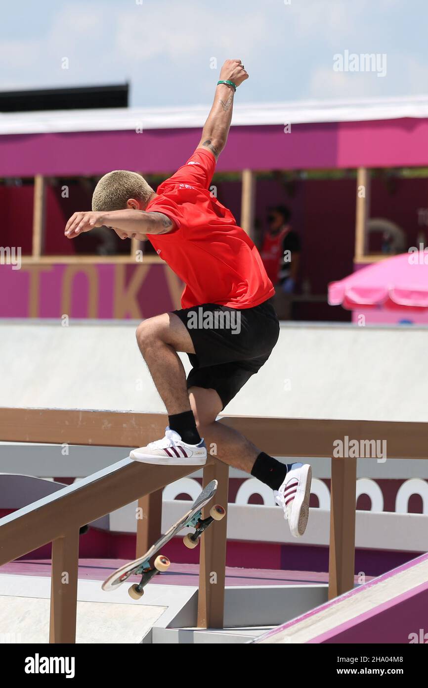 JULY 25th, 2021 - TOKYO, JAPAN: Angelo CARO NARVAEZ of Peru in action ...