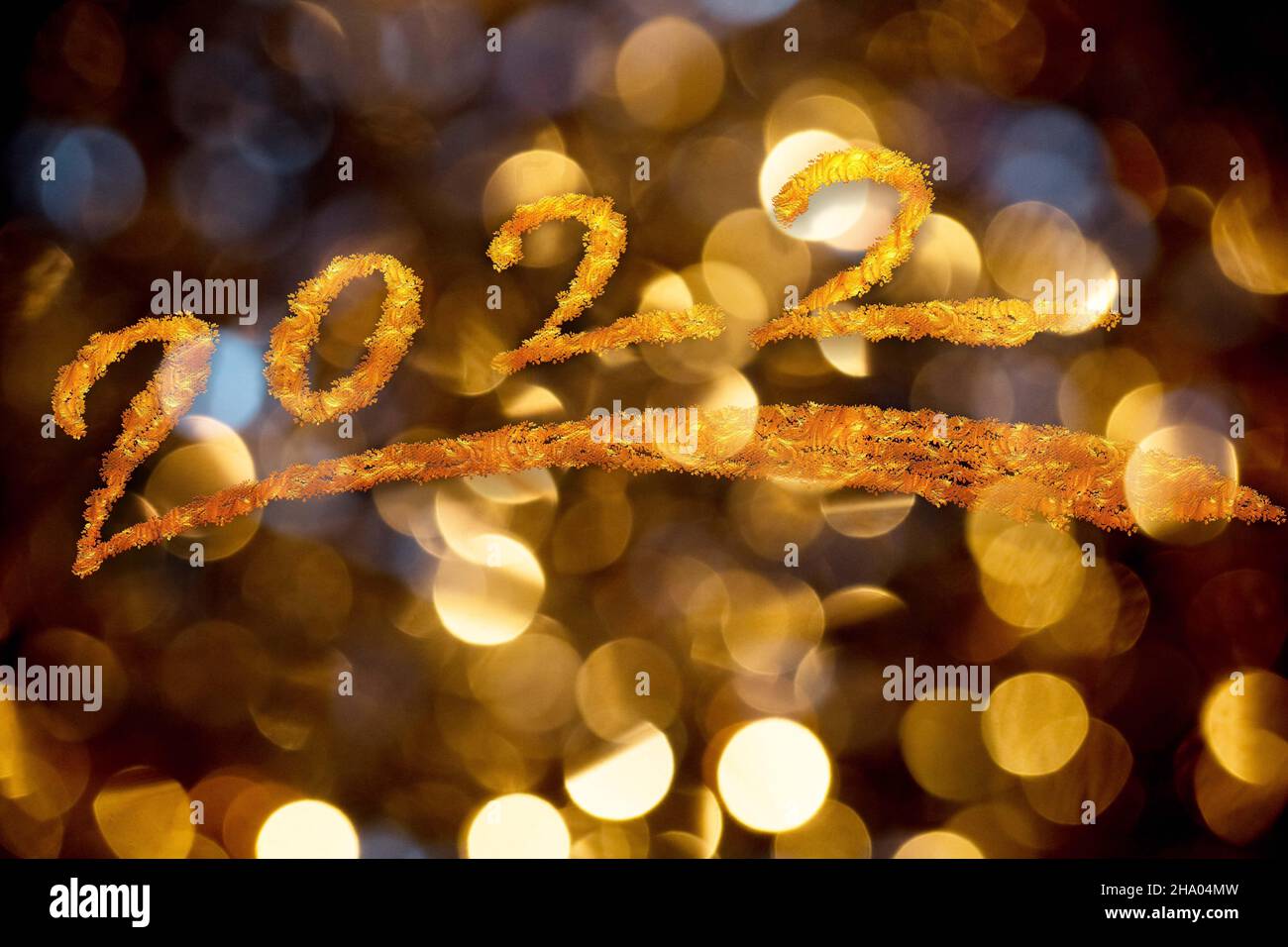 Happy New 2022 Year. Holiday illustration of golden metallic numbers ... Happy New 2022 Year. Holiday illustration of golden metallic numbers ...