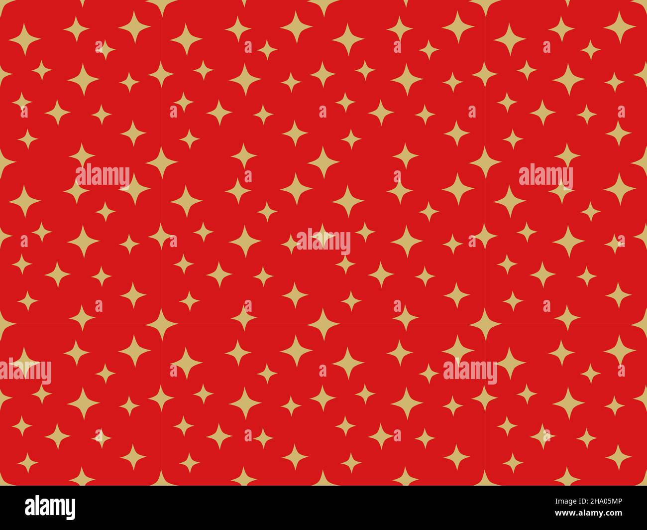 Gold stars seamless Christmas pattern. Vector illustration Stock Vector ...