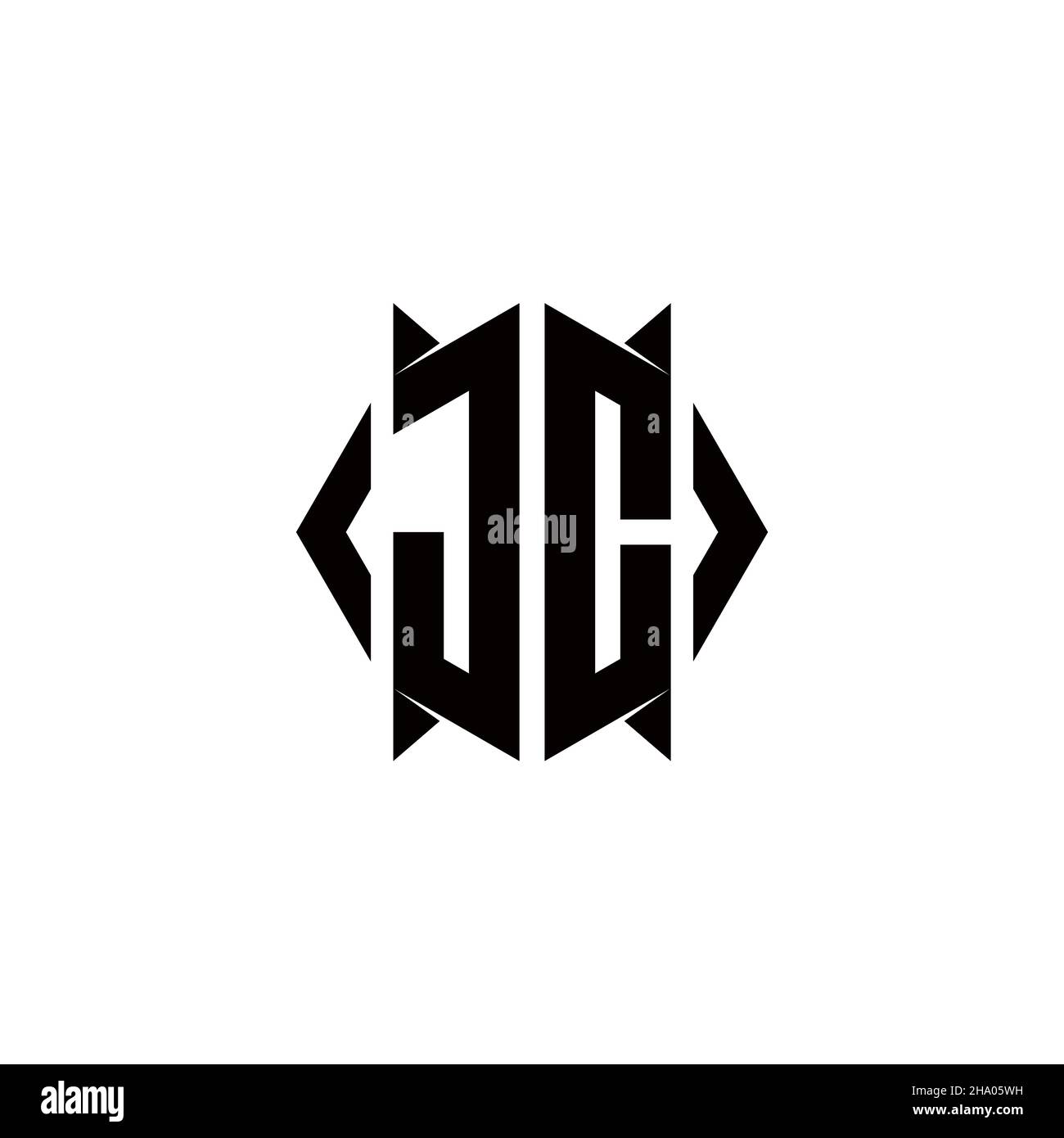 Letter jc vector vectors hi-res stock photography and images - Alamy