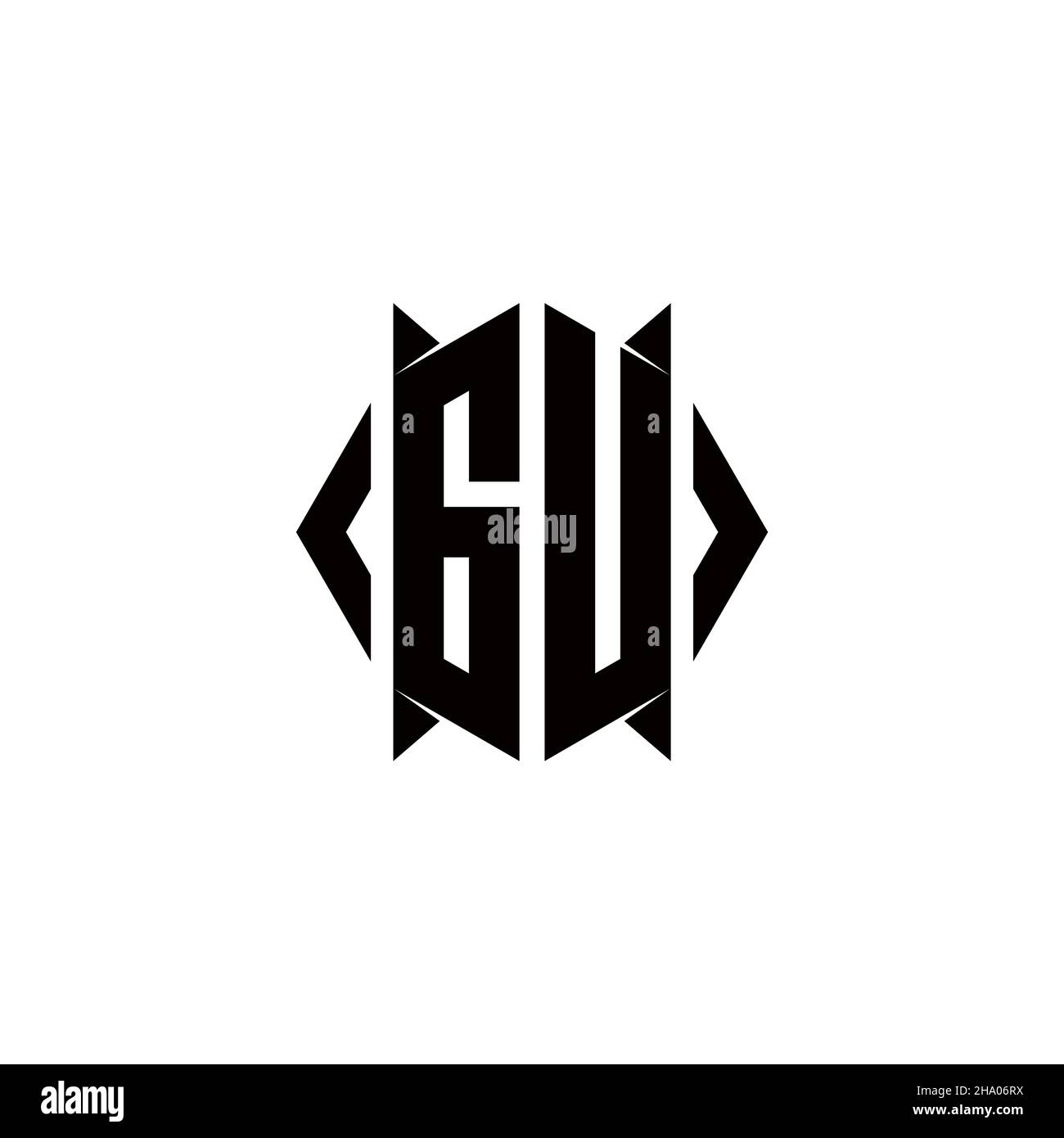 Initial gv logo vector vectors hi-res stock photography and images - Alamy