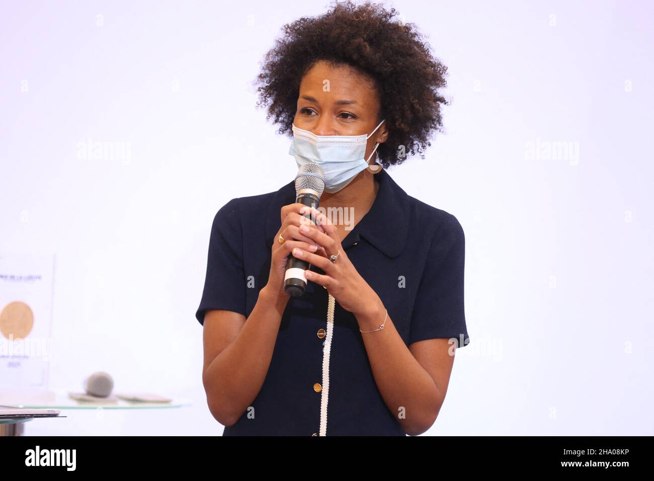 Rachel Kahn delivers speech during the ceremony of the Prix De La ...