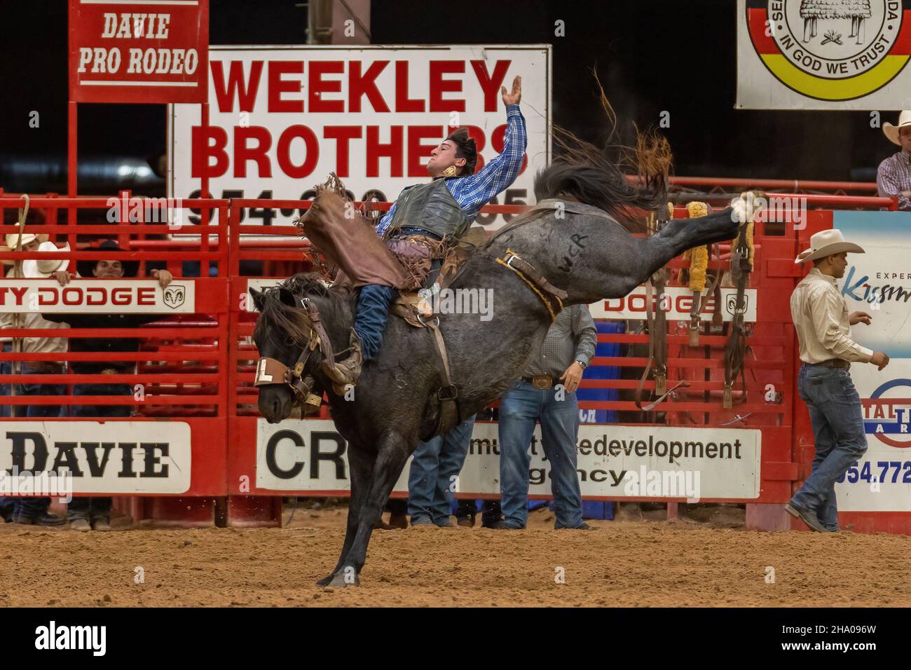 Bareback bronc riding hi-res stock photography and images - Alamy