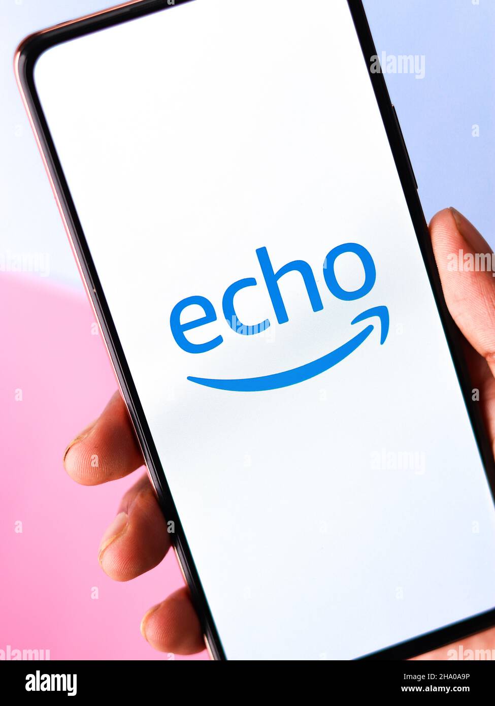 Amazon echo logo hi-res stock photography and images - Alamy