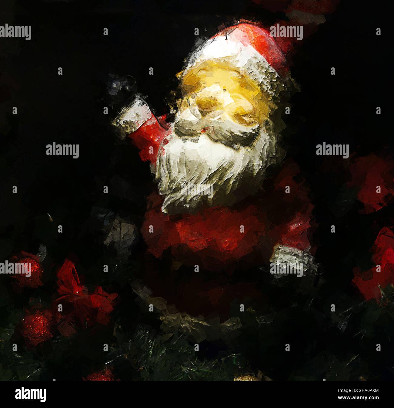 Santa Claus The Spirit of Christmas Stock Photo - Alamy