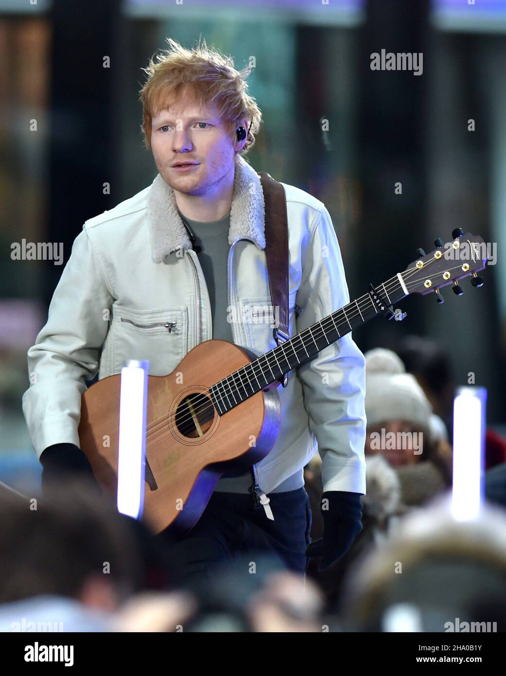 New York, NY, USA. 9th Dec, 2021. Ed Sheeran on stage for NBC Today ...