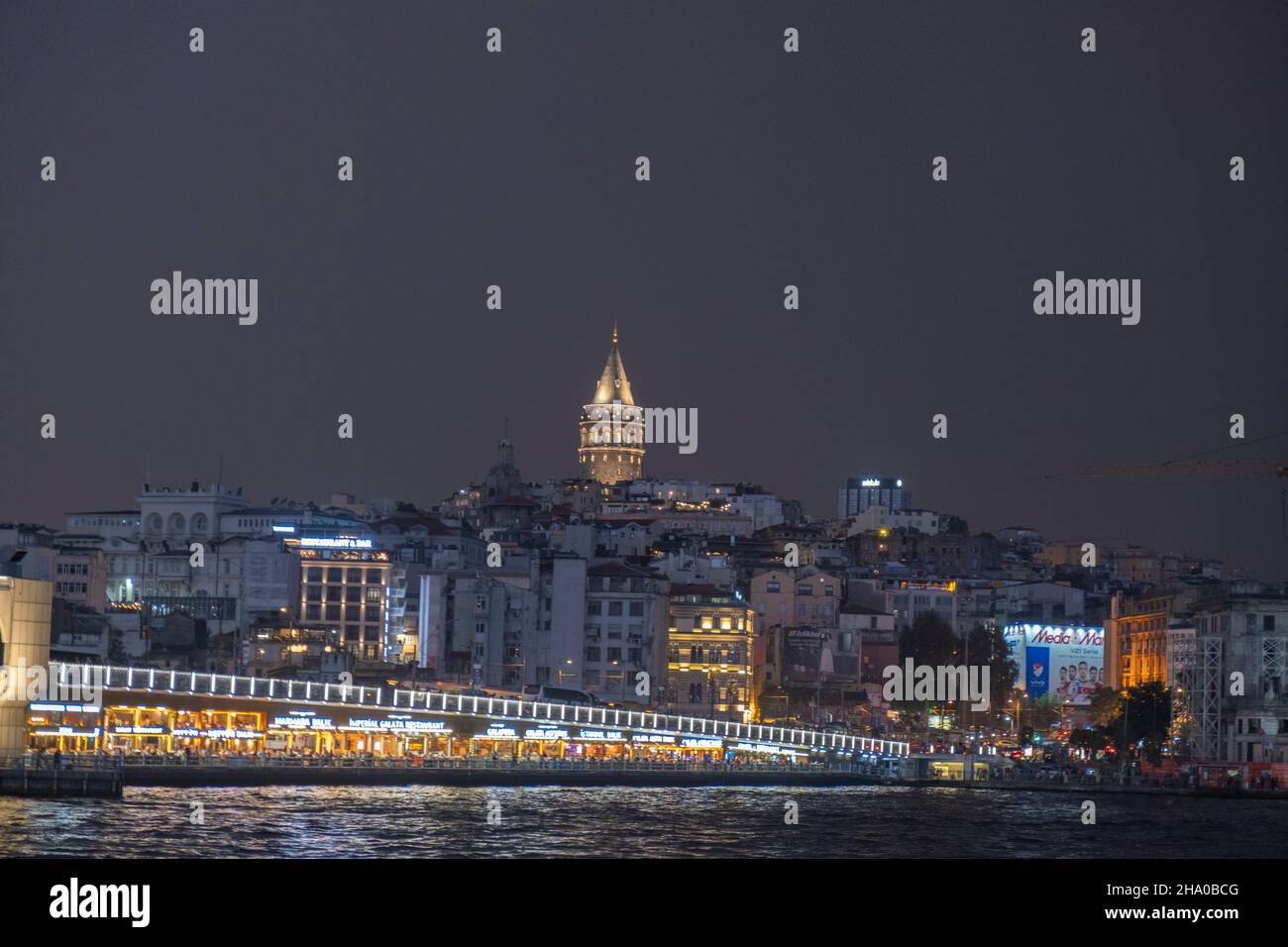 Istanbul old city night time cityscape Stock Photo - Alamy