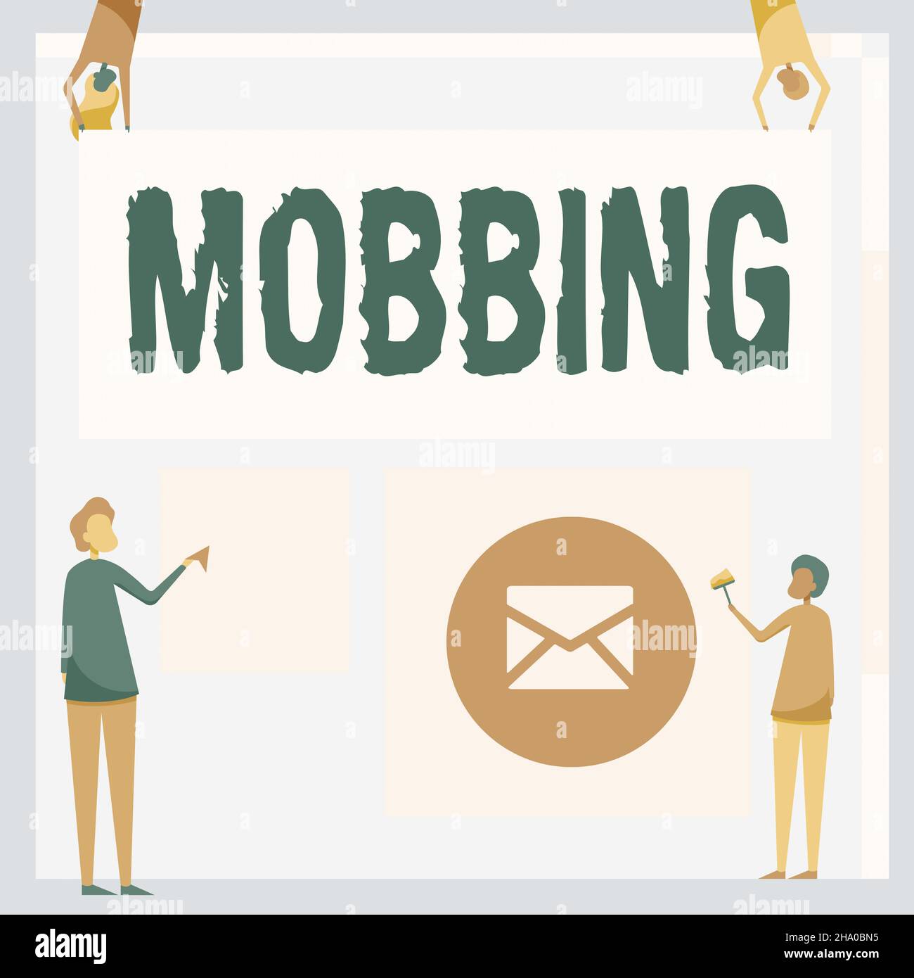 Angry mob drawing hi-res stock photography and images - Alamy