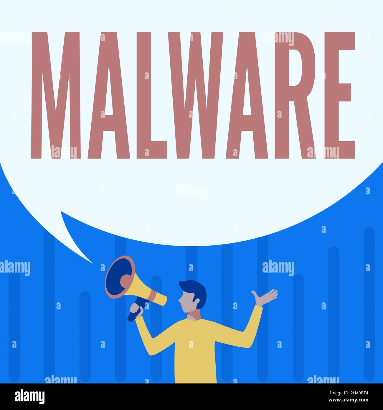 Conceptual caption Malware. Business overview malicious software or ...