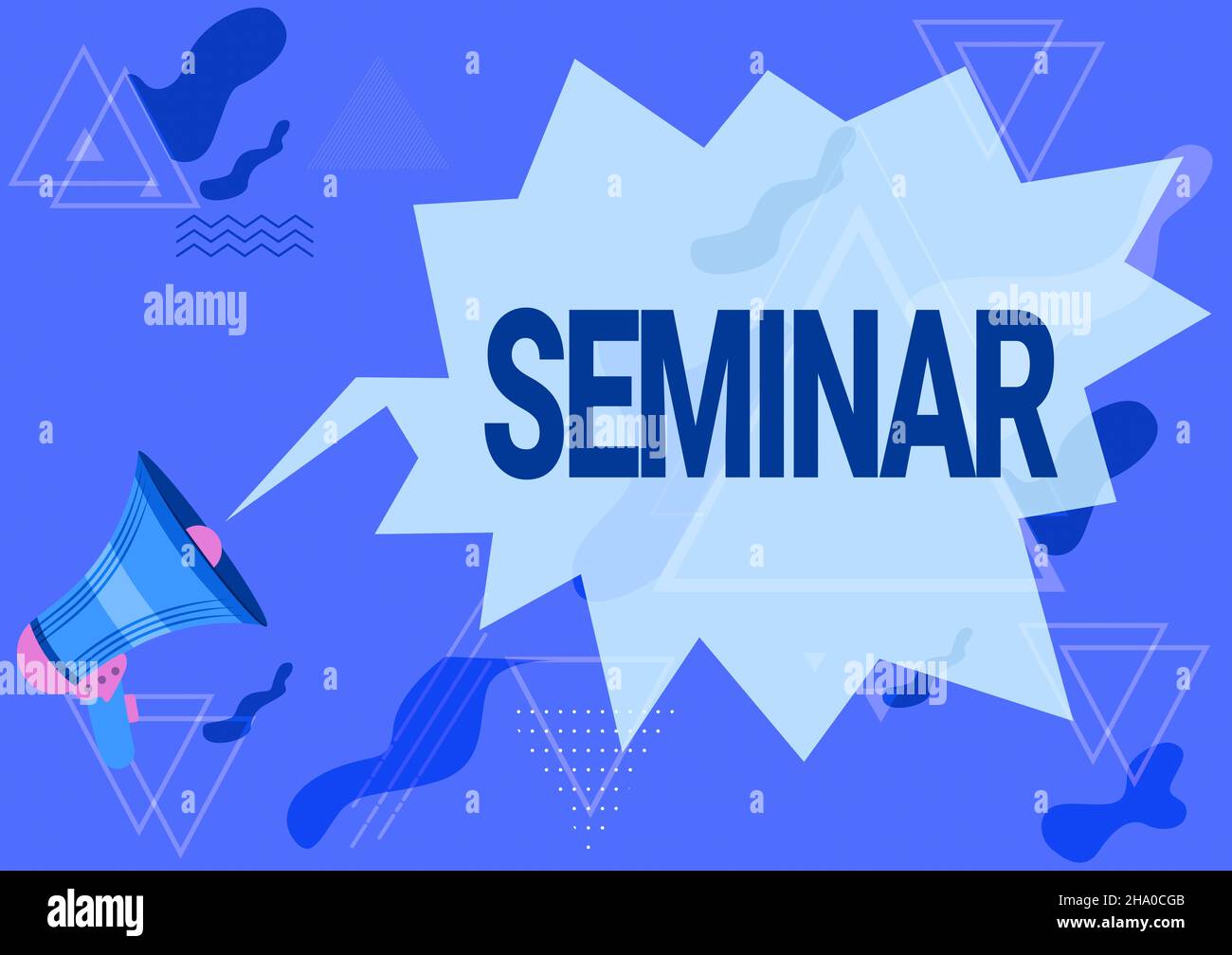 Text sign showing Seminar. Business idea Conference Academic ...