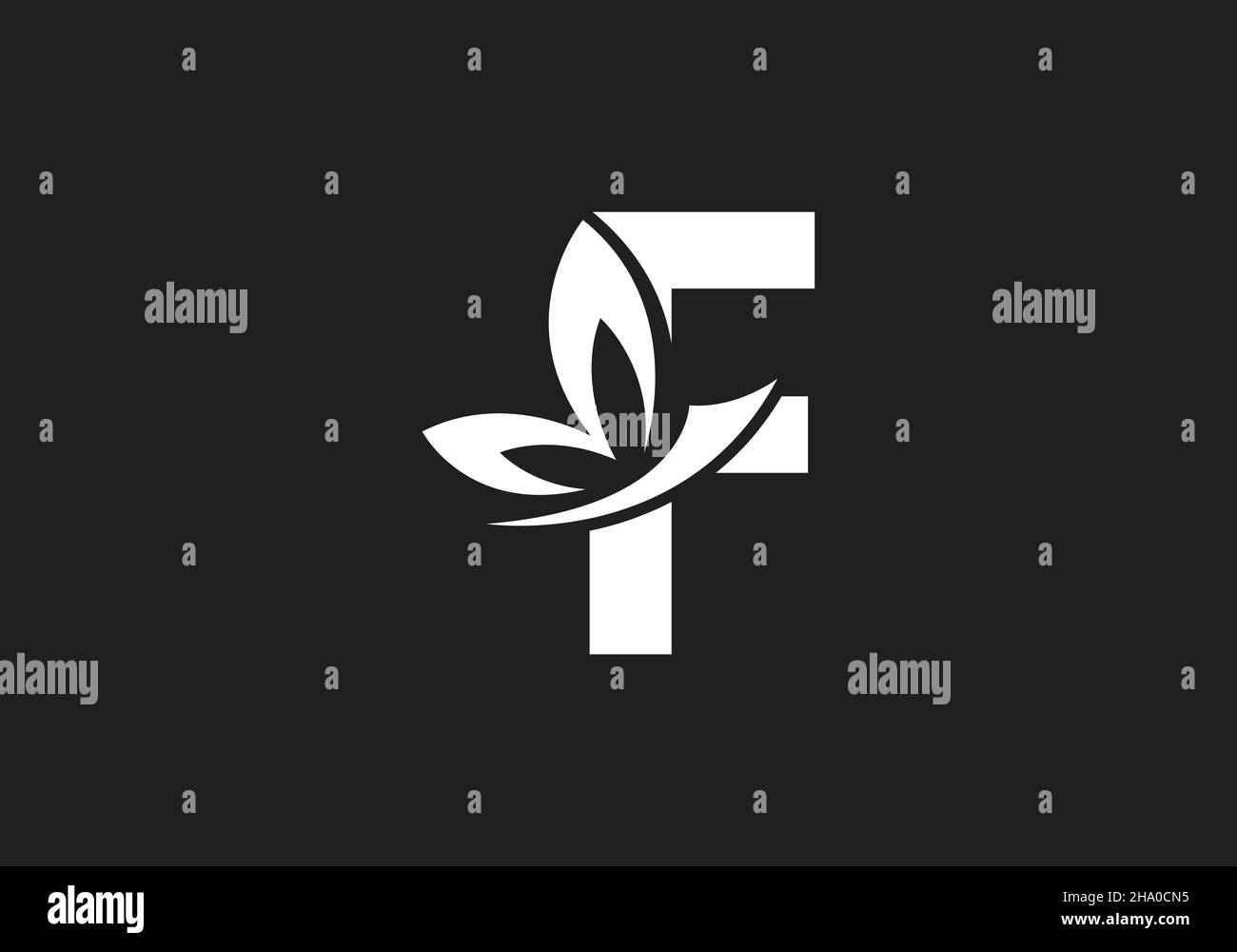 this is a creative letter F add butterfly icon design Stock Vector ...