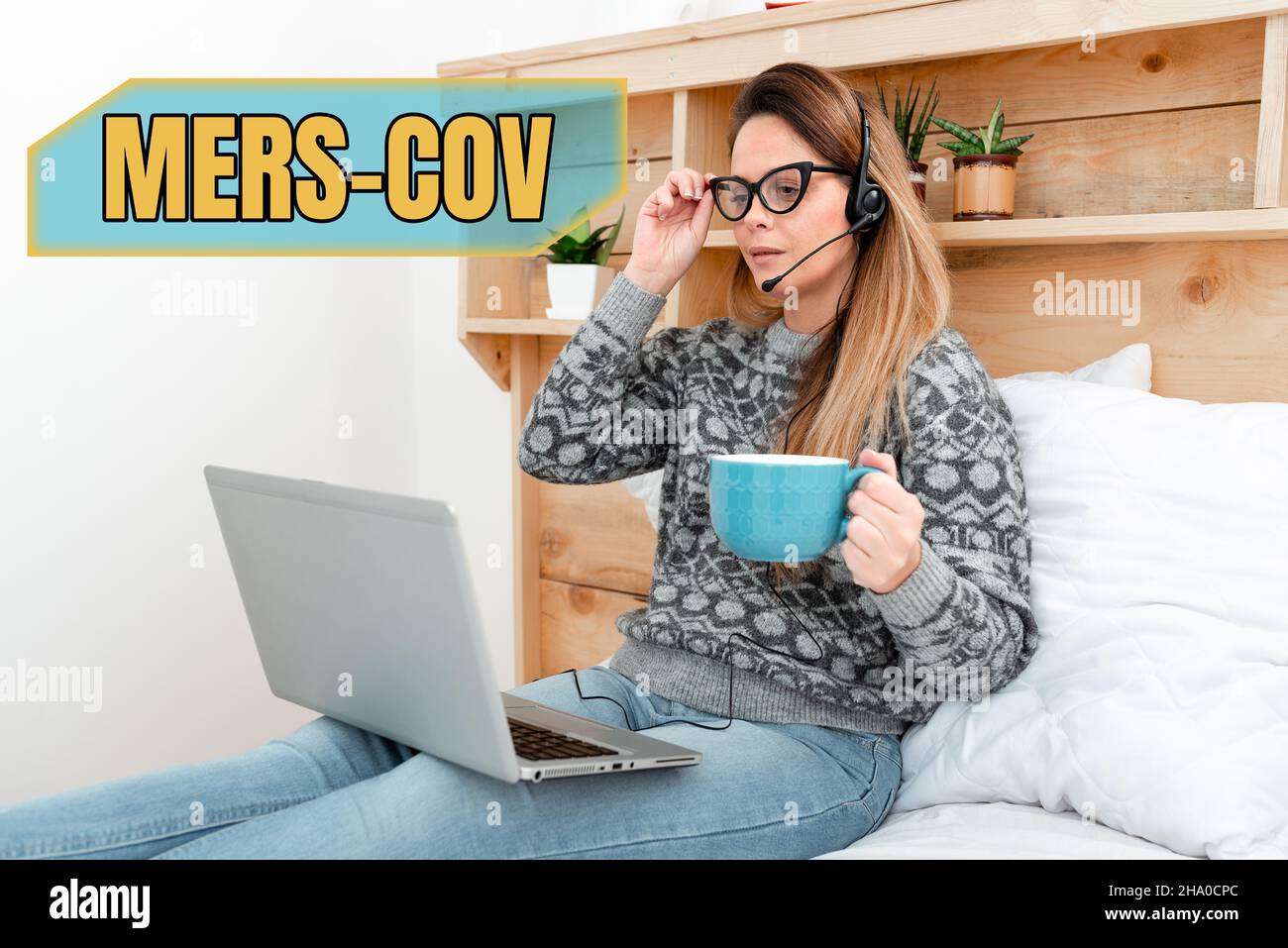 Conceptual display Mers Cov. Internet Concept viral respiratory illness ...