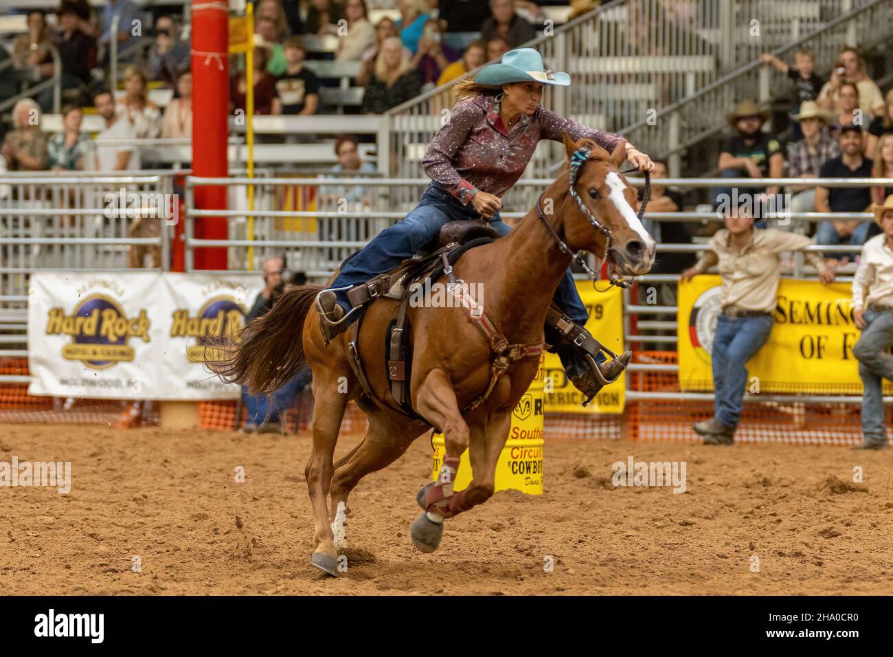 Barrel Racing seen on Southeastern Circuit Finals Rodeo during the ...