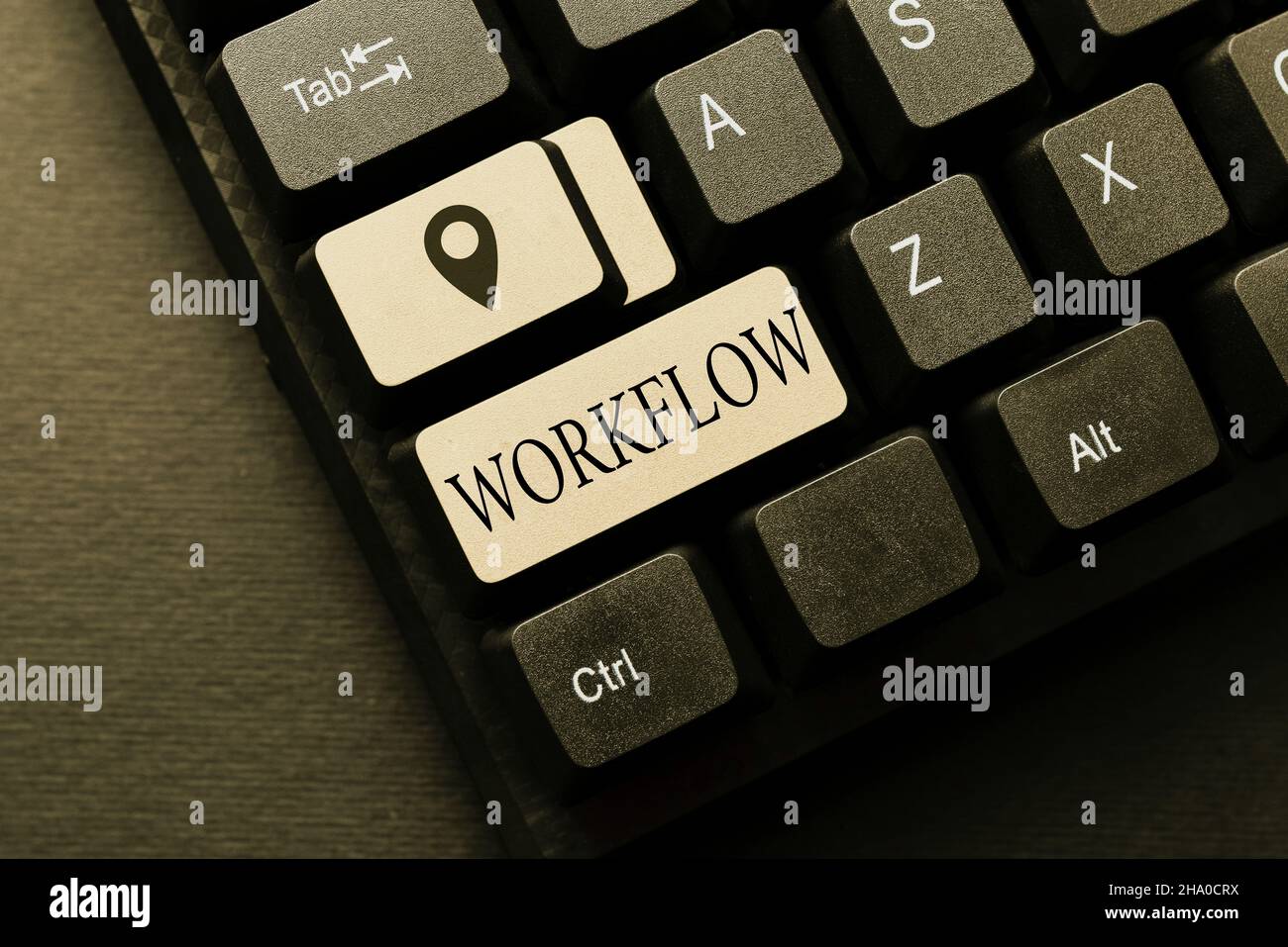 Inspiration showing sign Workflow. Conceptual photo Series of ...
