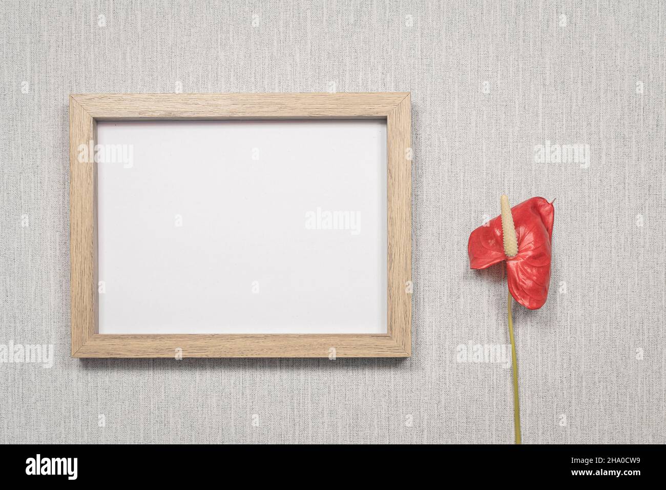 Photo frame with empty space. To write a message, invitation, wishes ...