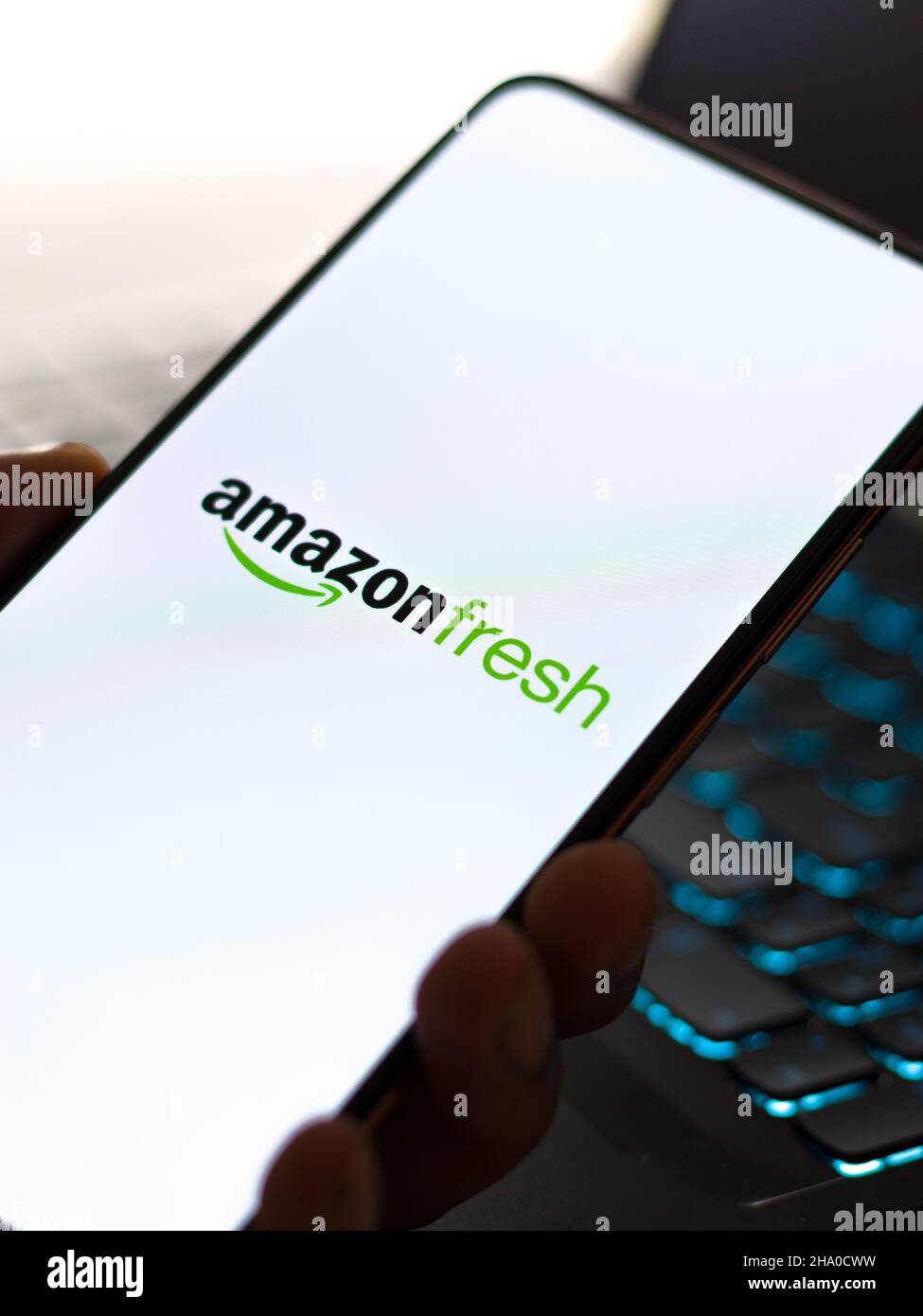 Amazon fresh logo hi-res stock photography and images - Alamy