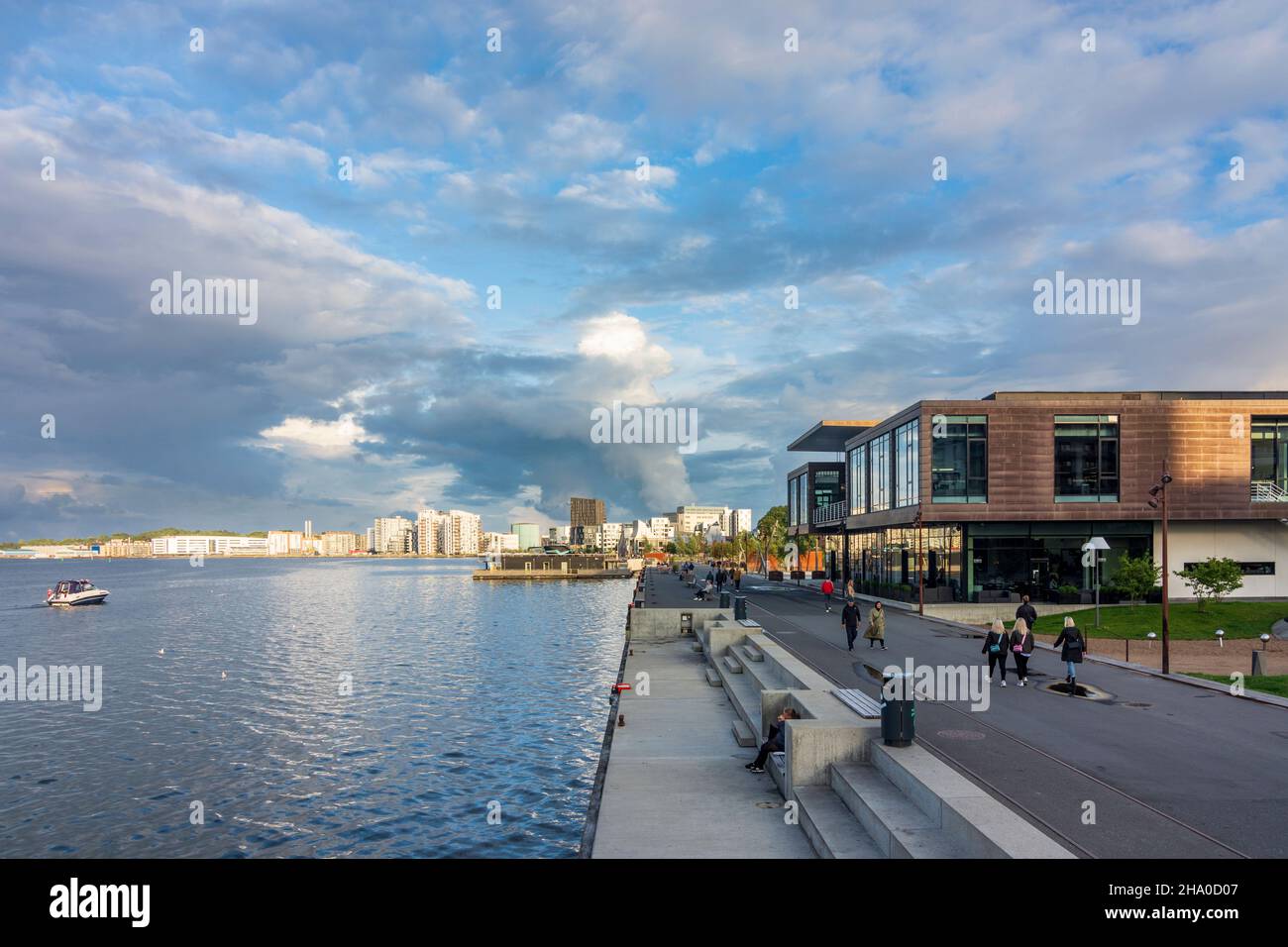 Waterfront at limfjord in aalborg hi-res stock photography and images ...