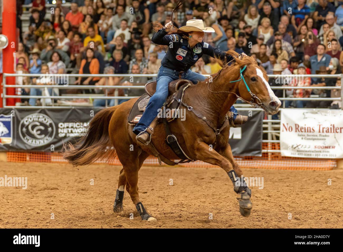 Barrel Racing seen on Southeastern Circuit Finals Rodeo during the ...