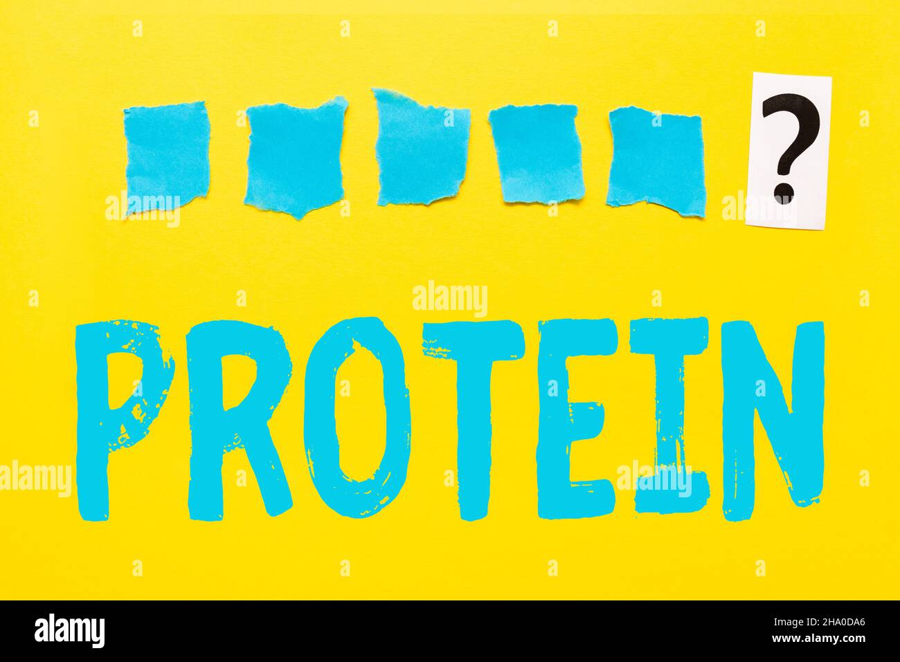Sign displaying Protein. Word for the low in fat or carbohydrate ...