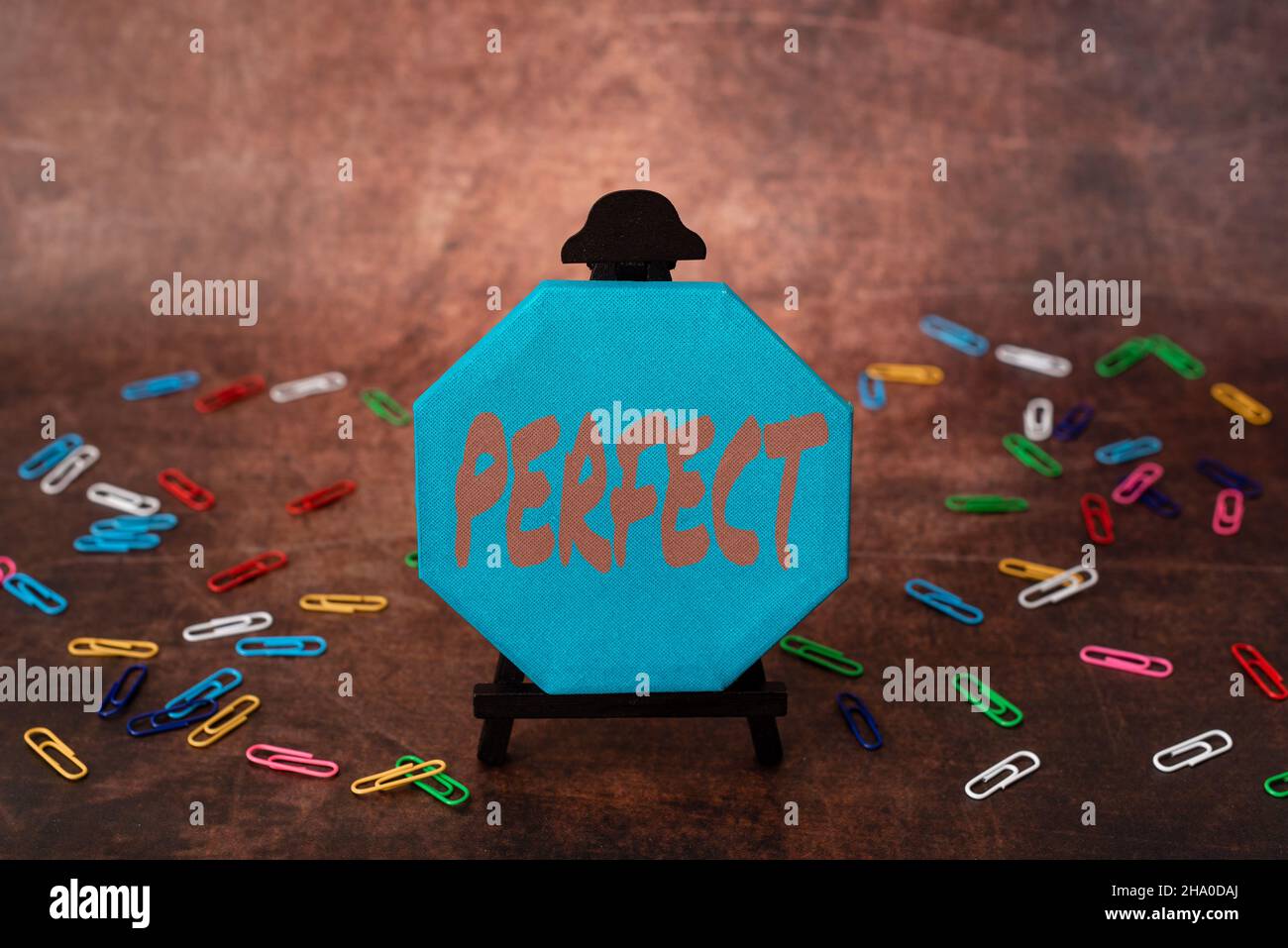 Conceptual display Perfect. Word for Having all required desirable ...