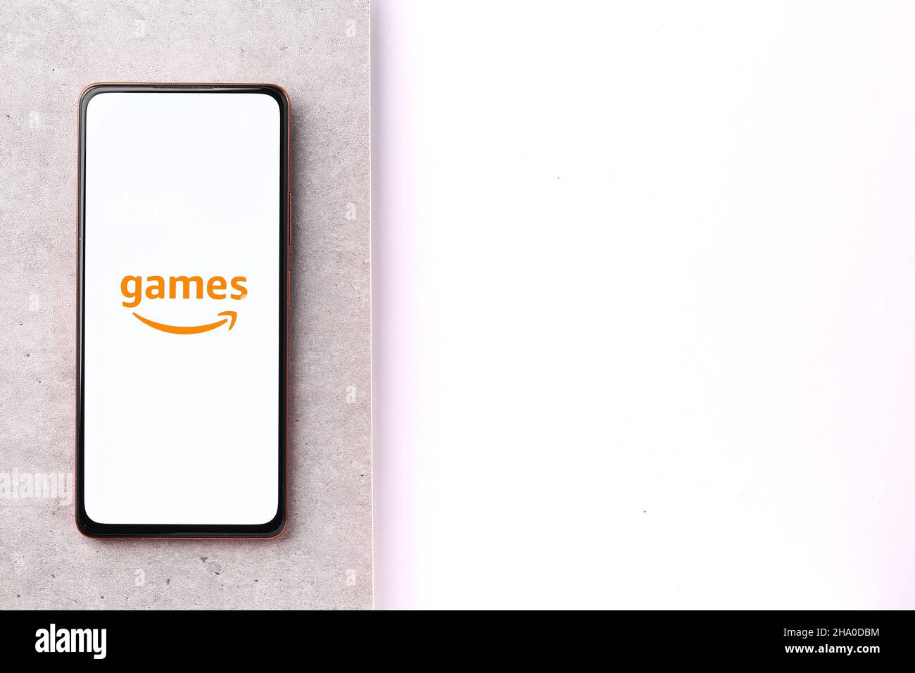 West Bangal, India - December 05, 2021 : Amazon Game Studios logo on ...