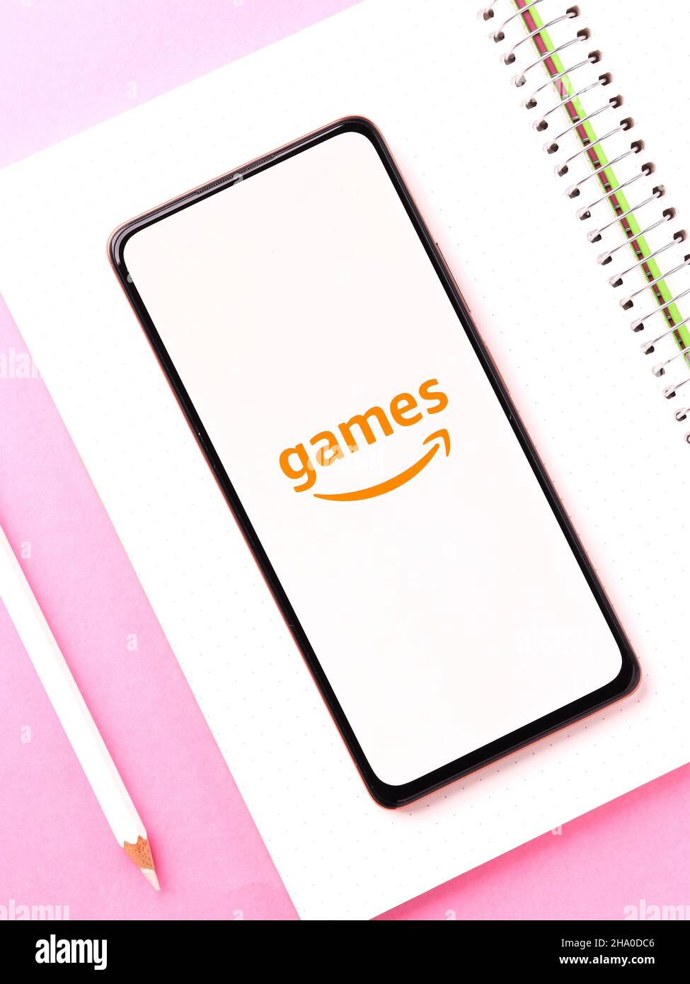 West Bangal, India - December 05, 2021 : Amazon Game Studios logo on ...