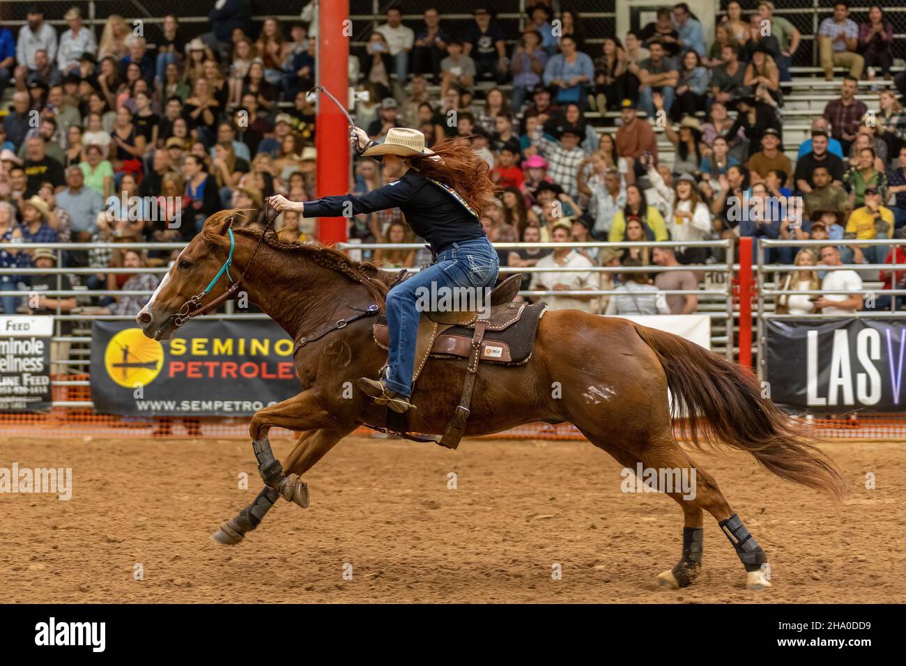 Barrel Racing seen on Southeastern Circuit Finals Rodeo during the ...