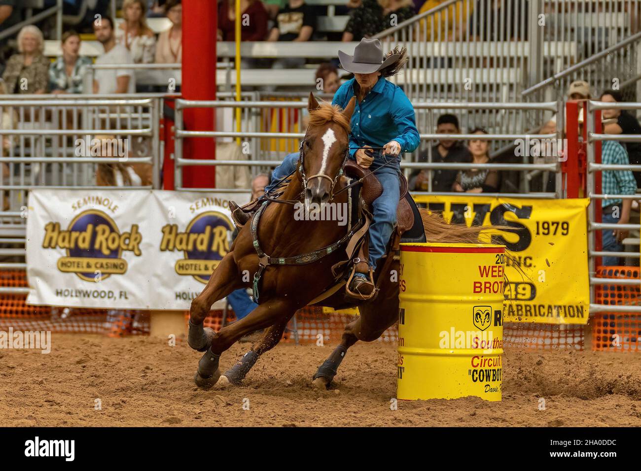 Barrel Racing seen on Southeastern Circuit Finals Rodeo during the ...