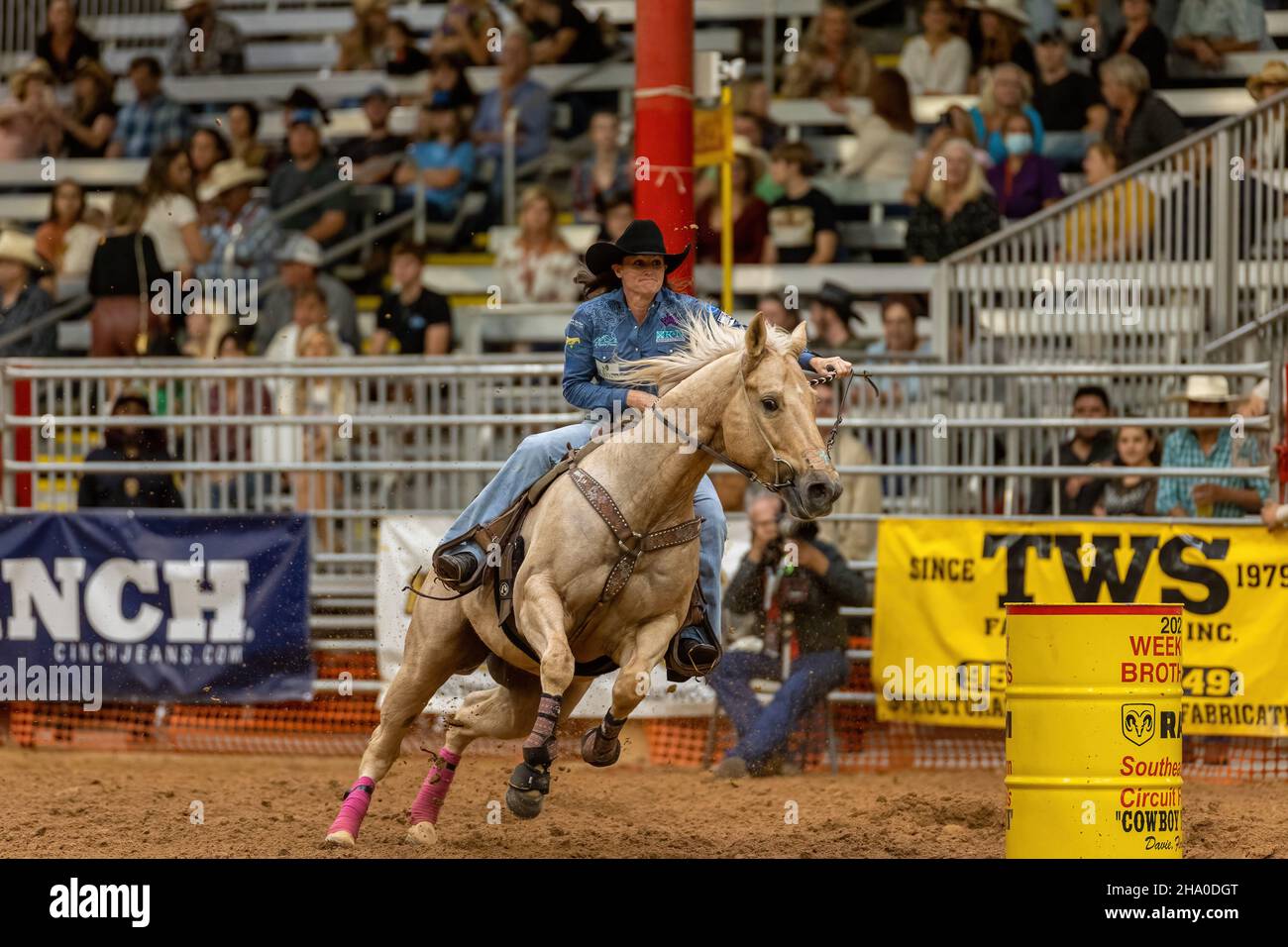 Barrel Racing seen on Southeastern Circuit Finals Rodeo during the ...