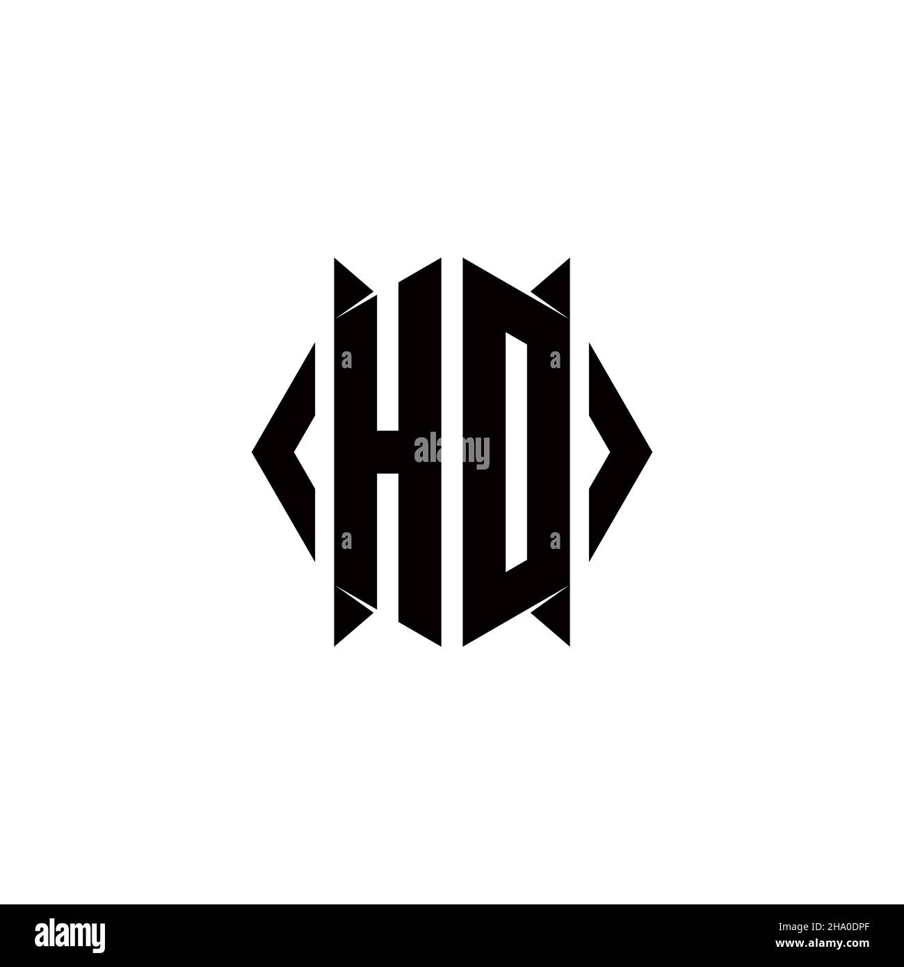 HD Logo monogram with shield shape designs template vector icon modern ...