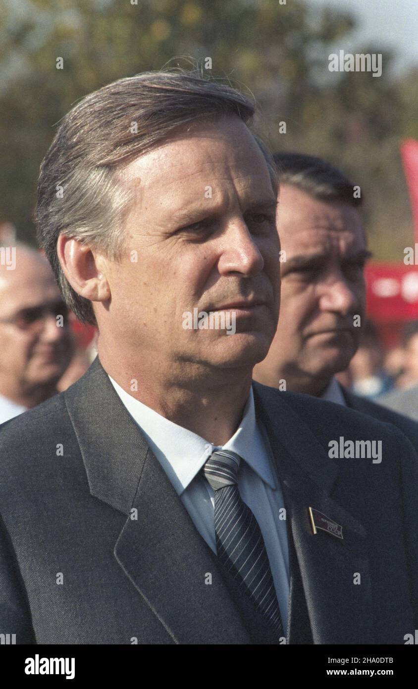 Sosnowiec 14.10.1986. Wizyta premiera Zwi¹zku Radzieckiego Niko³aja Ry ...