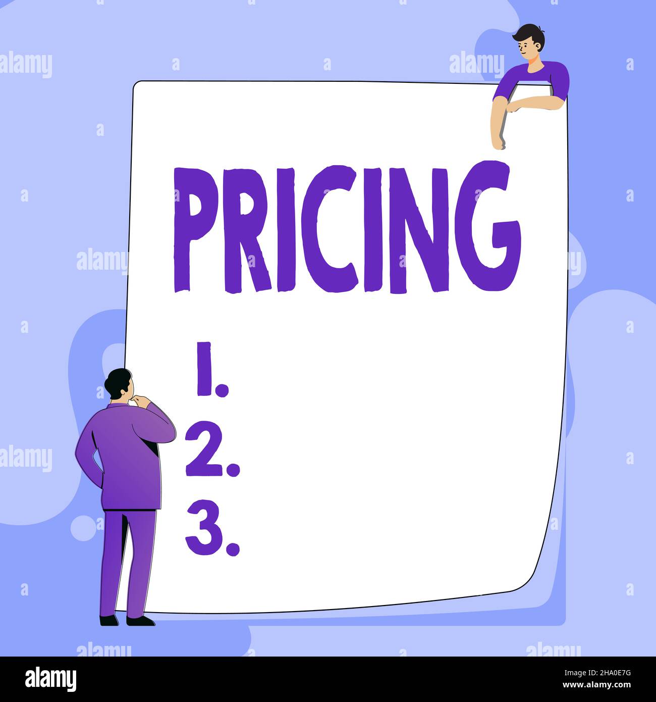 Handwriting text Pricing. Internet Concept the method companies use to ...